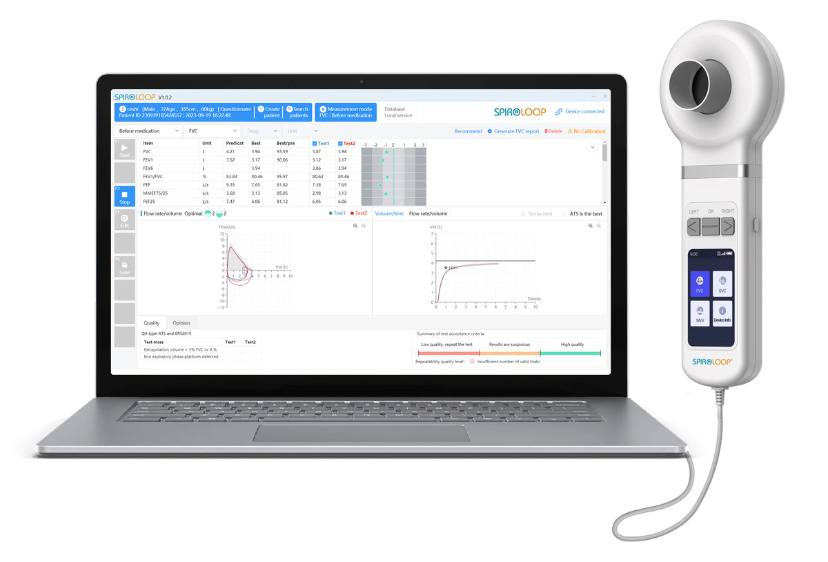 SpiroLoop® Professional Spirometer (Professional Use Only) – CMI Health ...